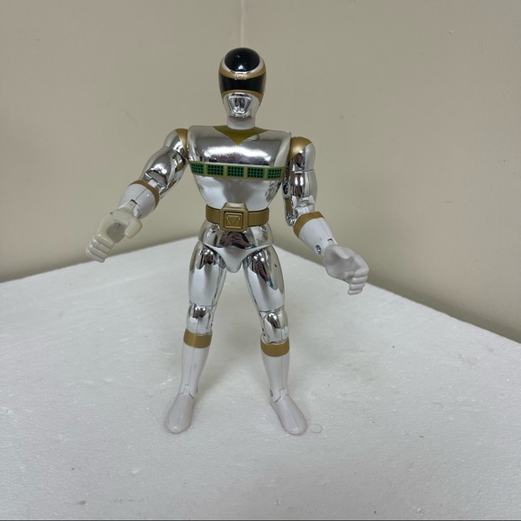 Bandai | Toys | 998 Mighty Morphin Power Rangers Talking Silver Ranger ...